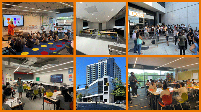 CQA Celebrates the First Day of School in its New Home - Zubatkin